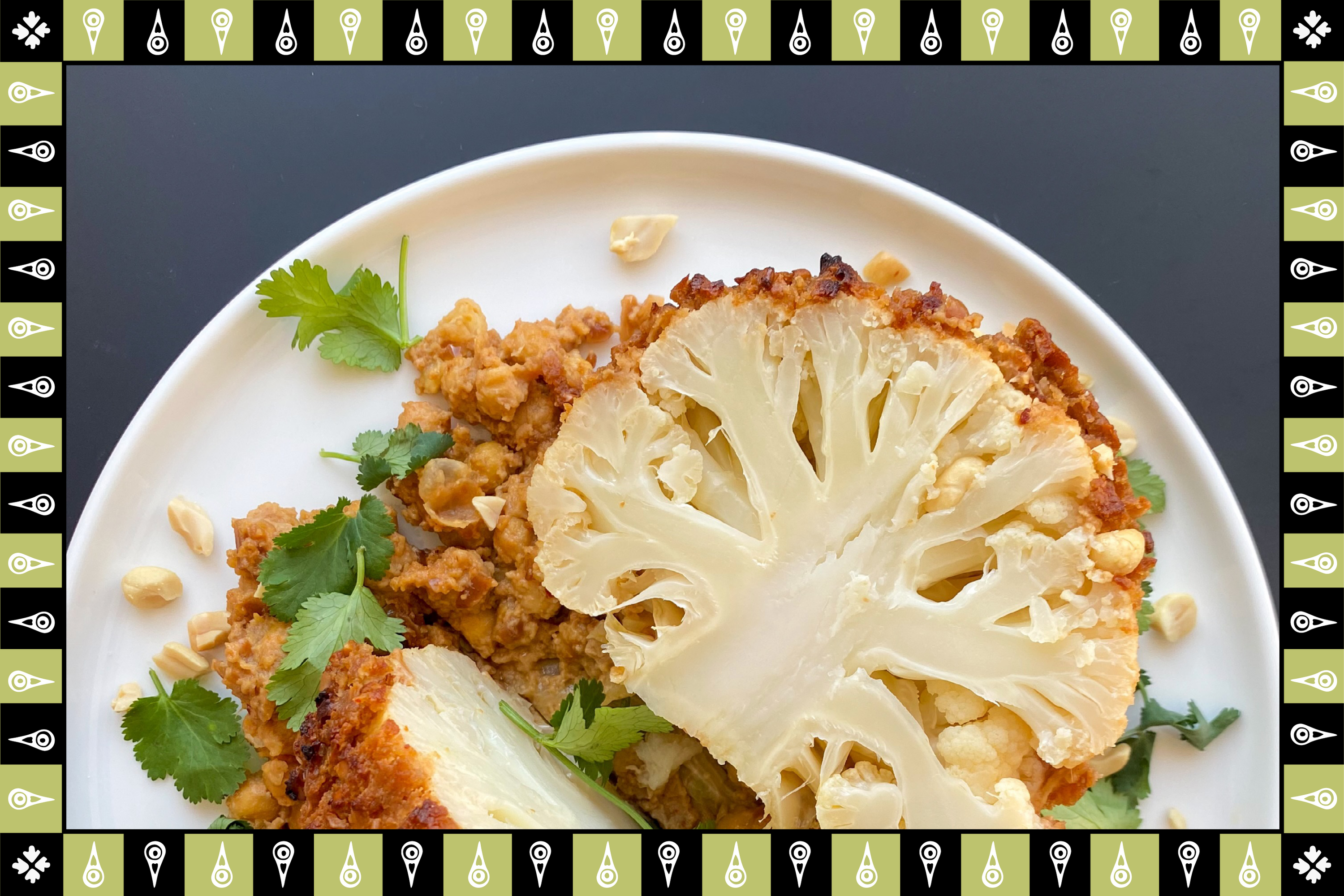 Whole Roasted Spicy Satay Cauliflower & Chickpeas – Pepe Saya Buttery