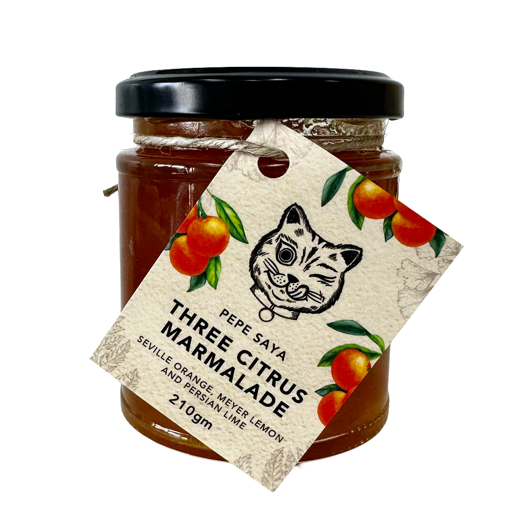 Three Citrus Marmalade 210gm – Pepe Saya Buttery